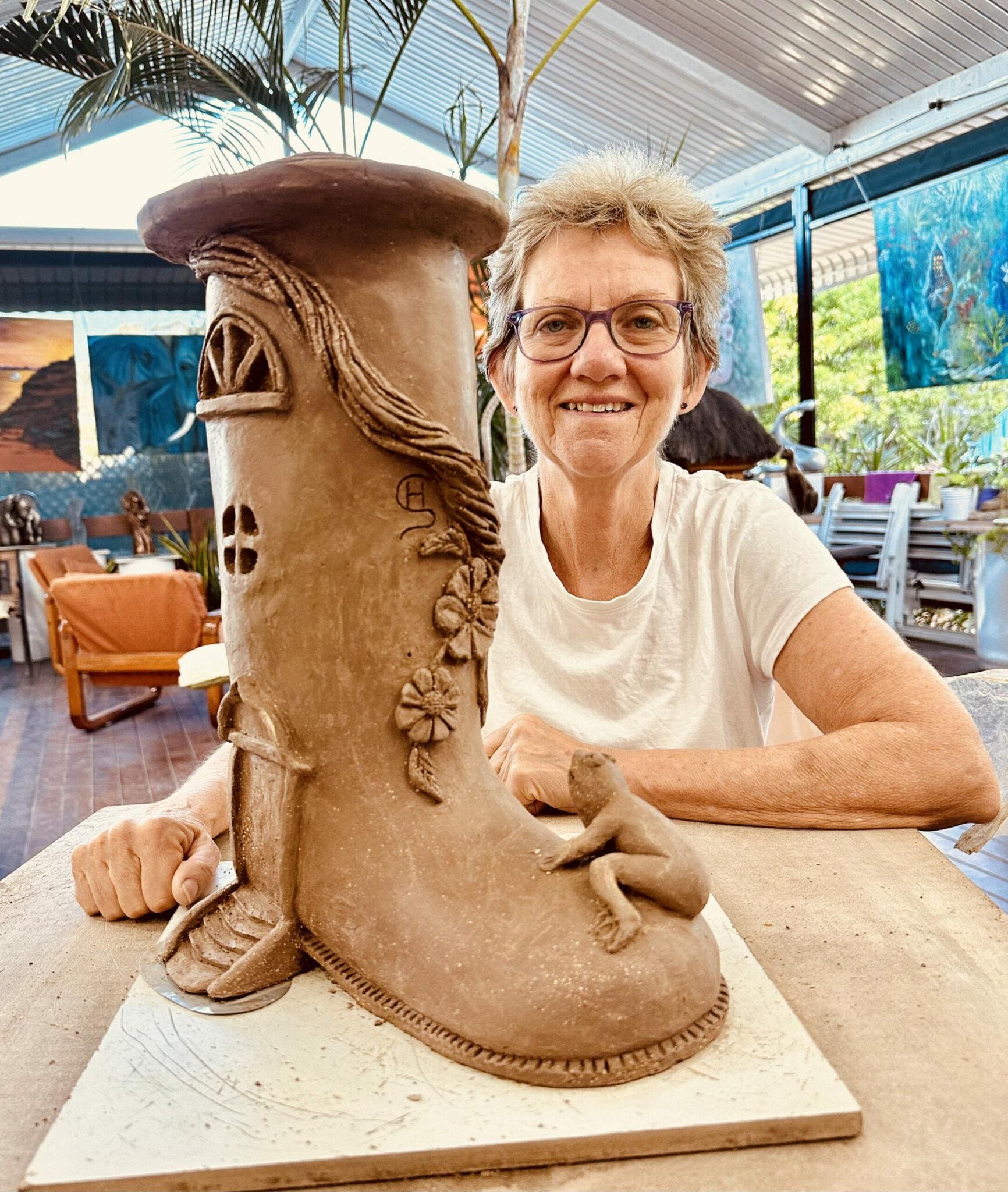 A boot with a difference - Georgettes Art